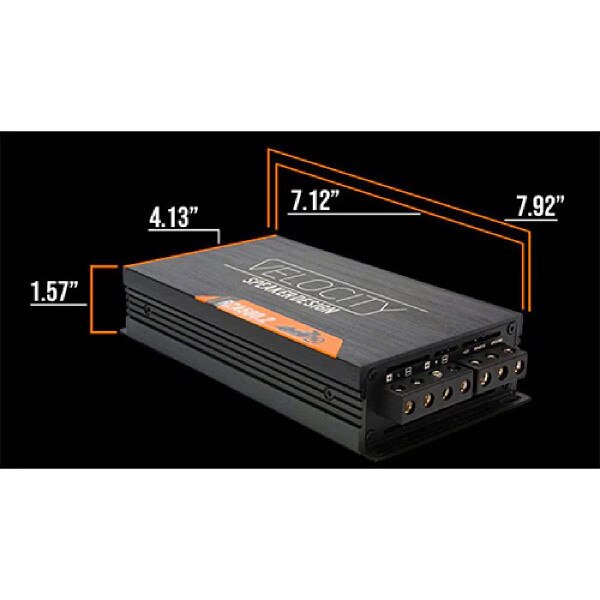 Velocity Double Trouble Twin 500 Watt 2 Channel Amplifiers & Twin Power ...