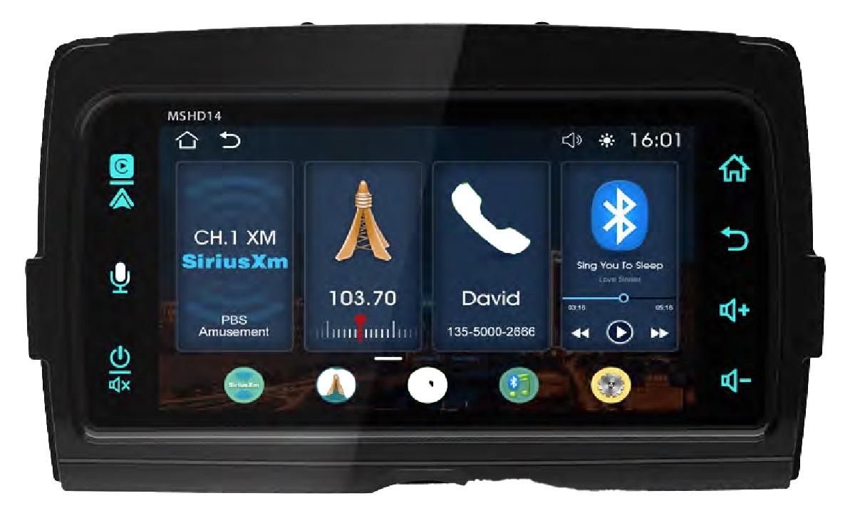 Diamond Audio Harley 14+ Radio With Idata Maestro Built In Mshd14 ...