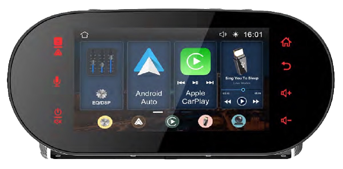 Diamond Audio Harley 98-13 Road Glide Radio With CarPlay And Android ...