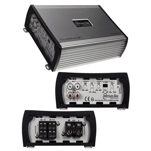 American Bass 800 Watt 4 Channel Phantom Amplifier Ph4100Frv2 | Ramko ...