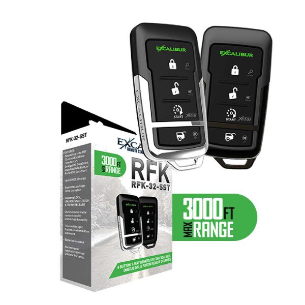 Excalibur 900 Mhz Sst 1 Way 5 Button Range Extender Rf Kit 3000' Rfk-32 ...